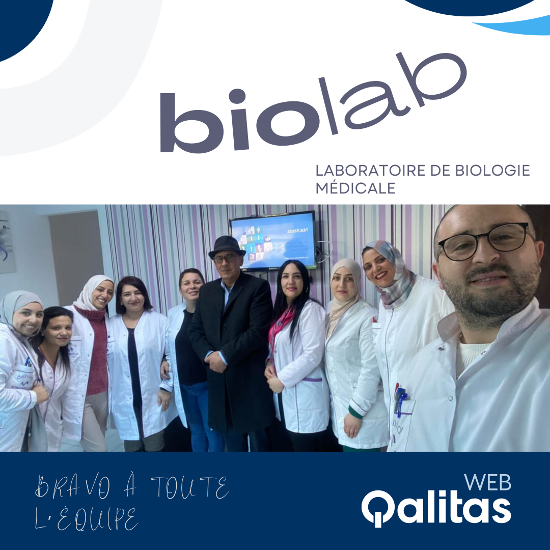 Certification de notre client BIOLAB - Tim Tunisie